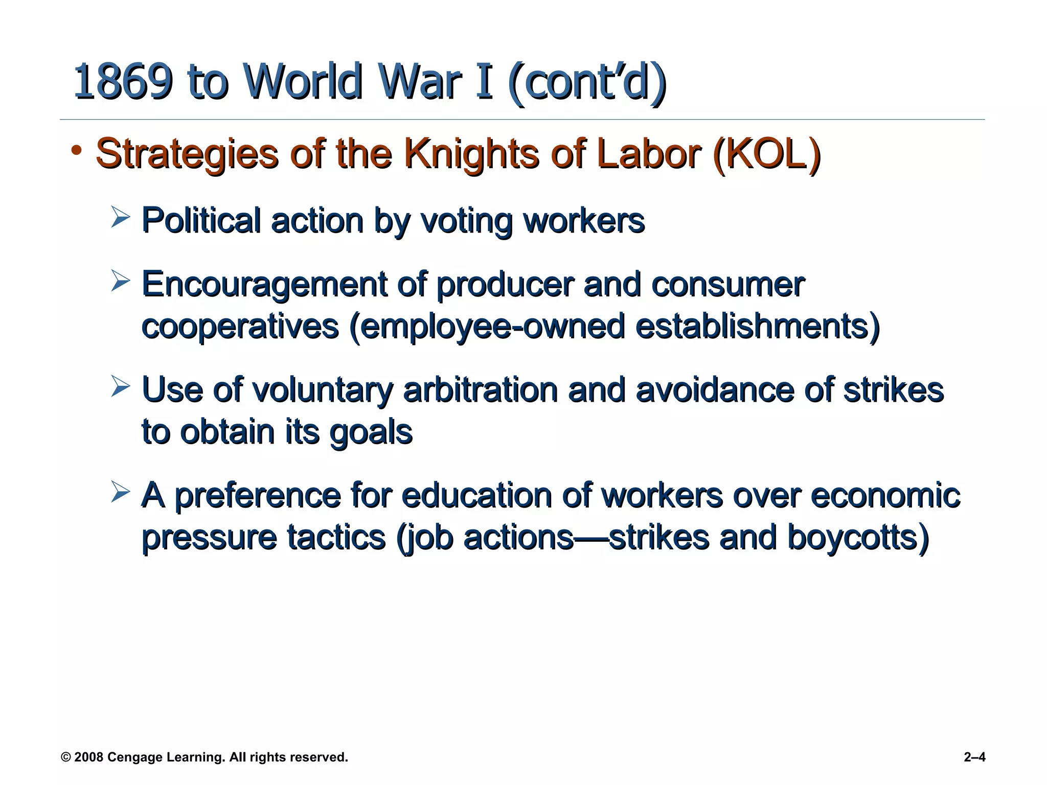 Chapter 2 evolution of labor-management relationships | PPT