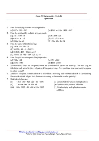 Chapter 2 ex-2.2 | PDF