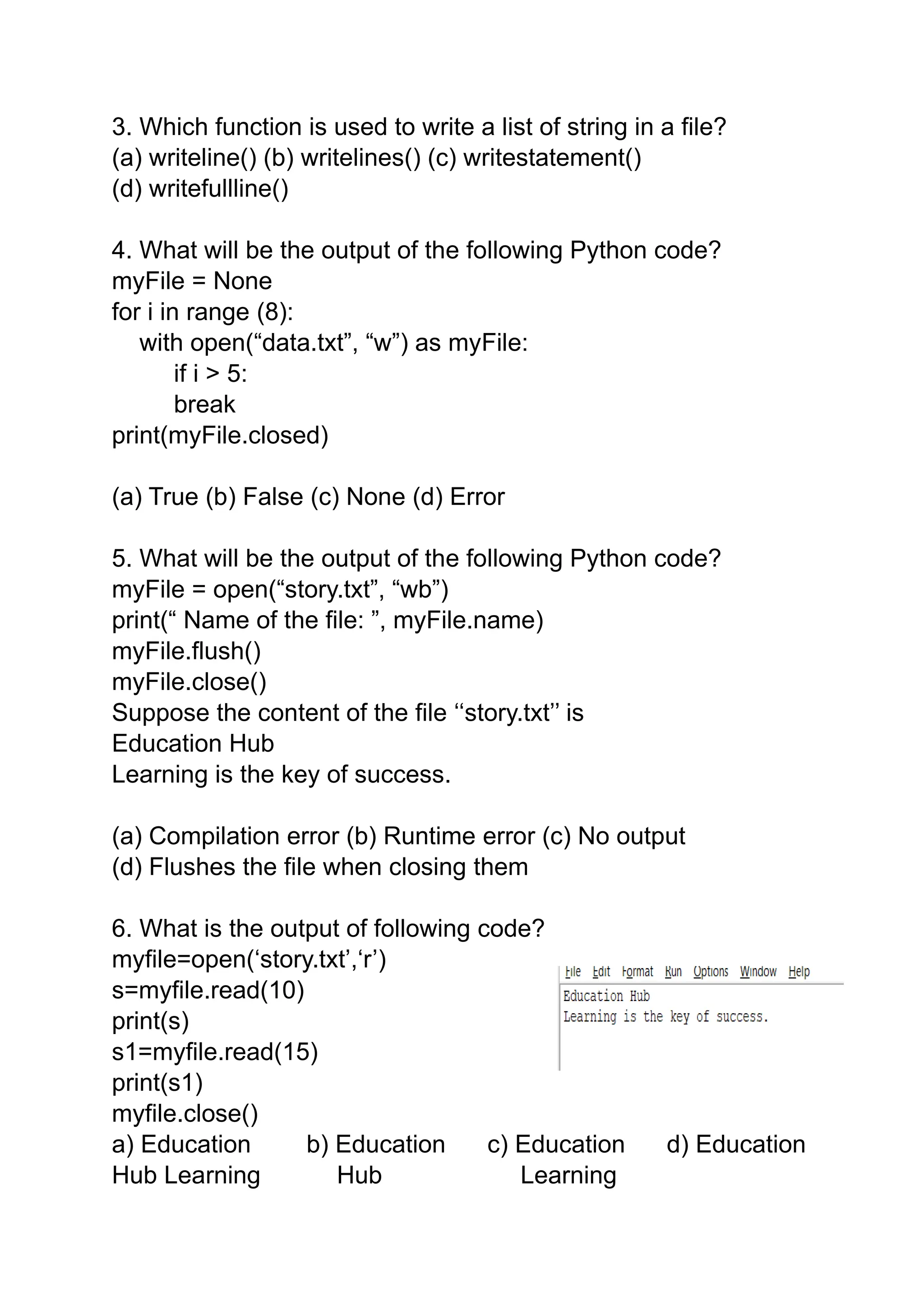 CHAPTER 2 - FILE HANDLING-txtfile.pdf is here | PDF