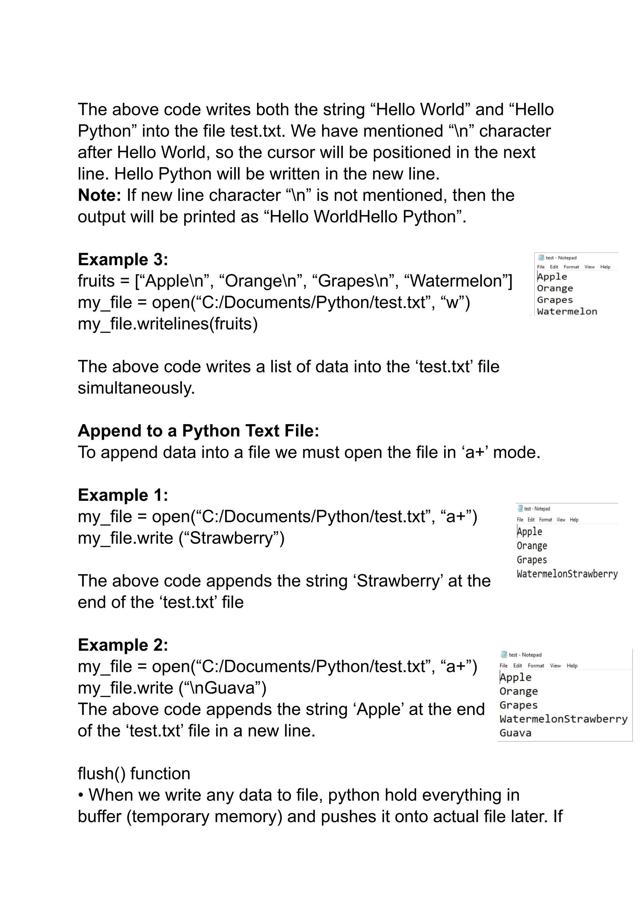 CHAPTER 2 - FILE HANDLING-txtfile.pdf is here | PDF