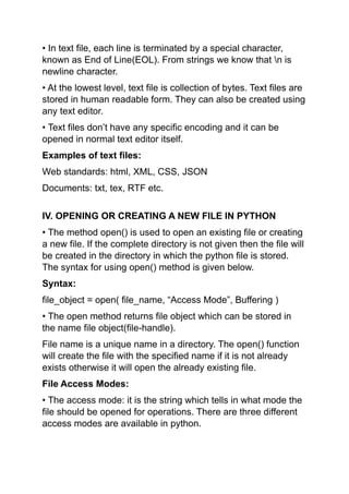 CHAPTER 2 - FILE HANDLING-txtfile.pdf is here | PDF