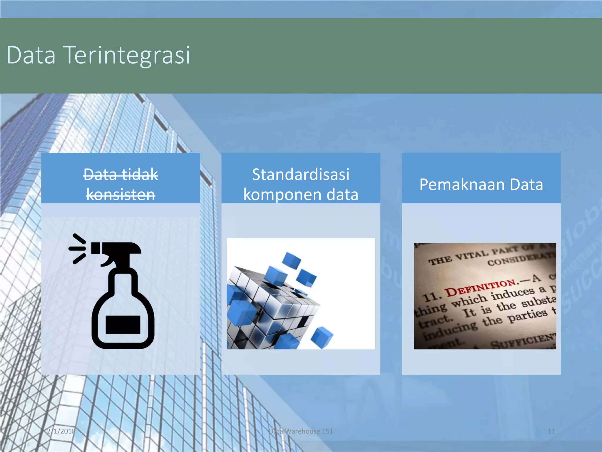 Chapter 2 fitur dan komponen datawarehouse | PPT