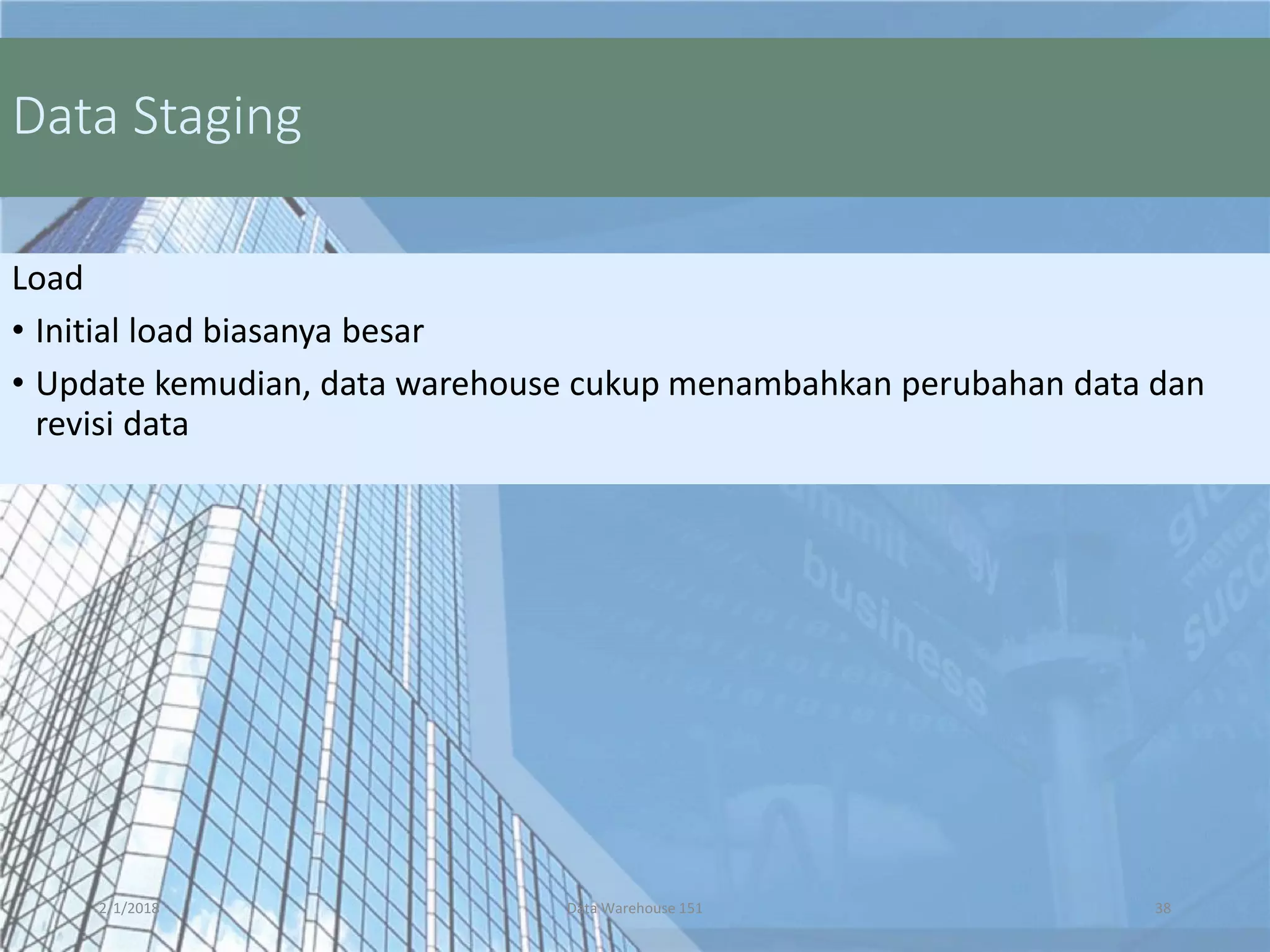Chapter 2 fitur dan komponen datawarehouse | PPT