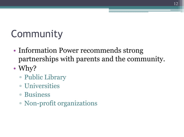 Chapter 2 -forging partnerships toward information literacy v2 | PPT