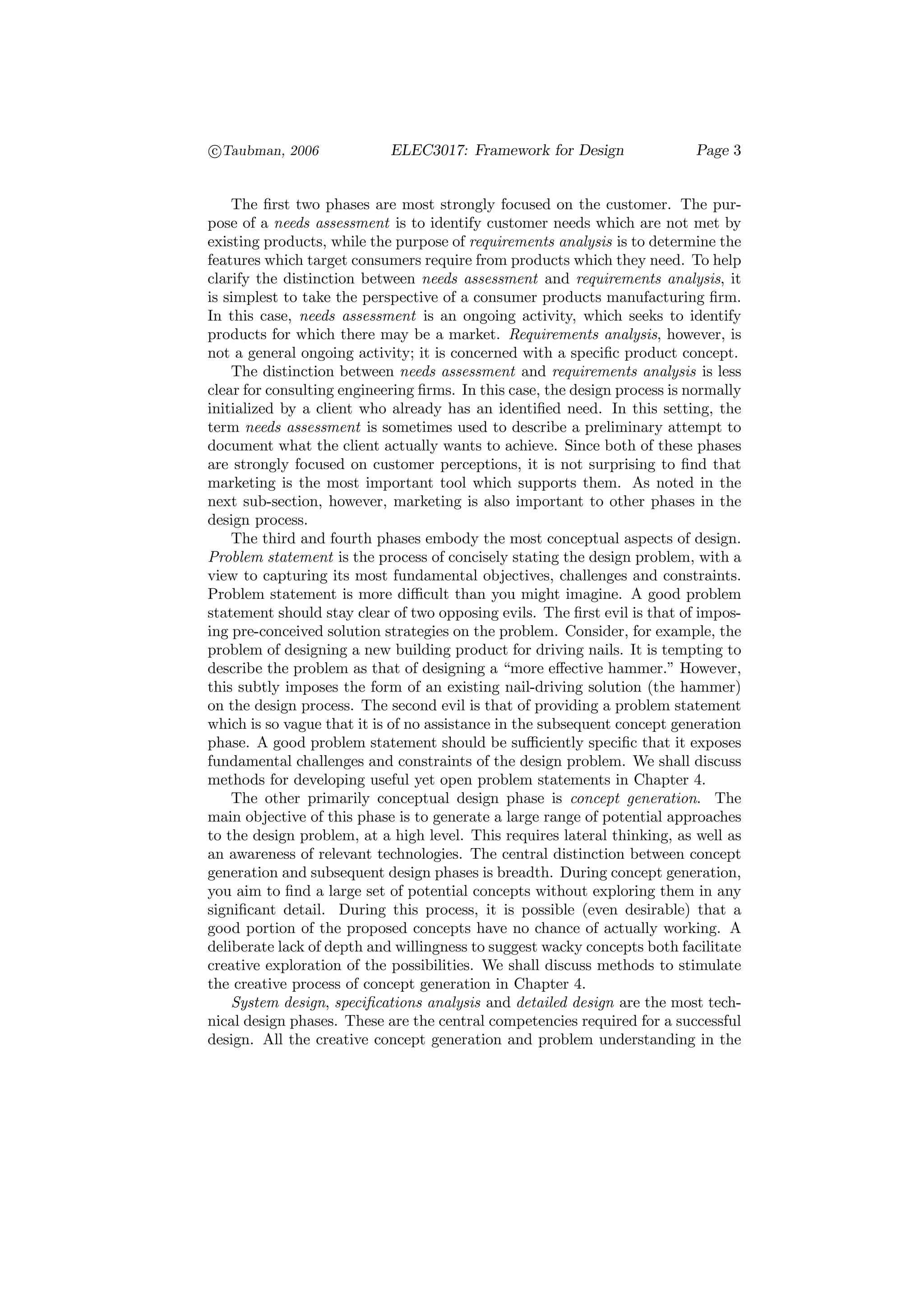 Chapter2 Framework For Design Pdf