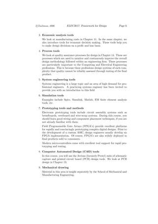 Chapter2 Framework For Design Pdf