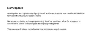Hacking Containers - Looking at Cgroups | PDF