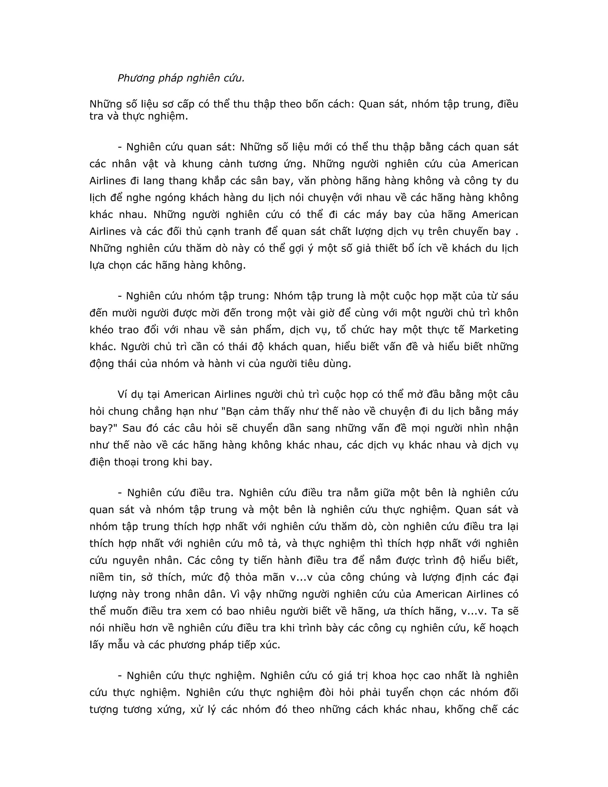 Chapter 2 he thong thong tin marketing | PDF