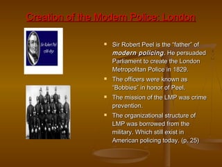 Walker Chapter 2 history of the american police | PPT