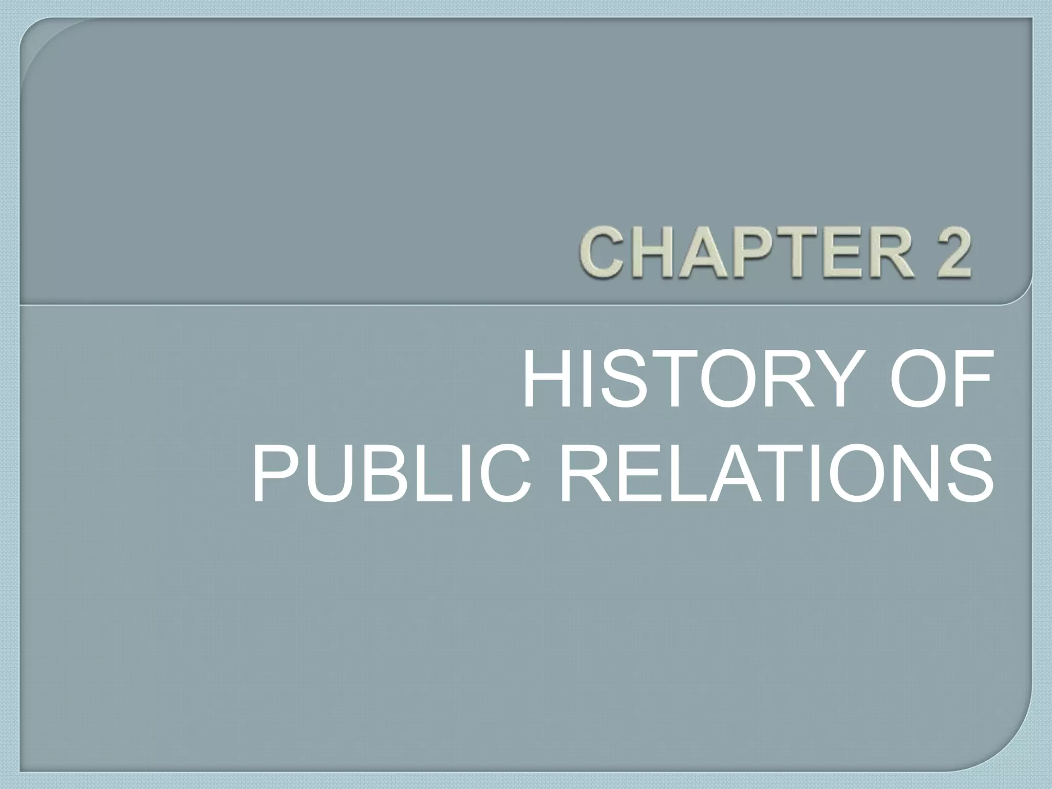 Chapter 2 PUBLIC RELATION | PPT