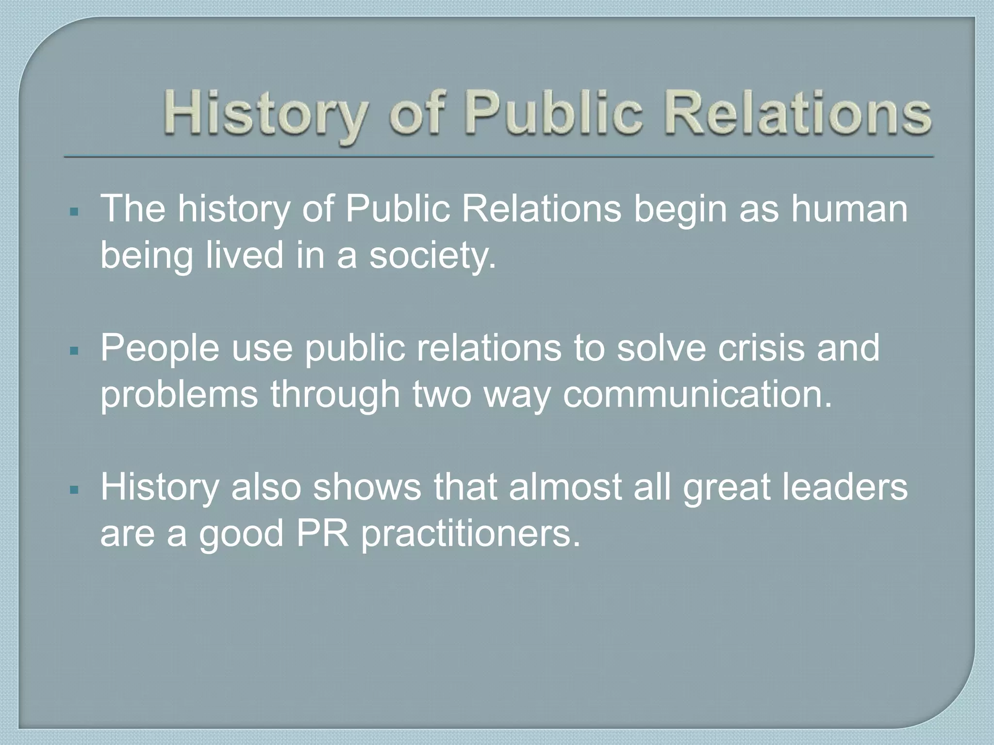 Chapter 2 PUBLIC RELATION | PPT