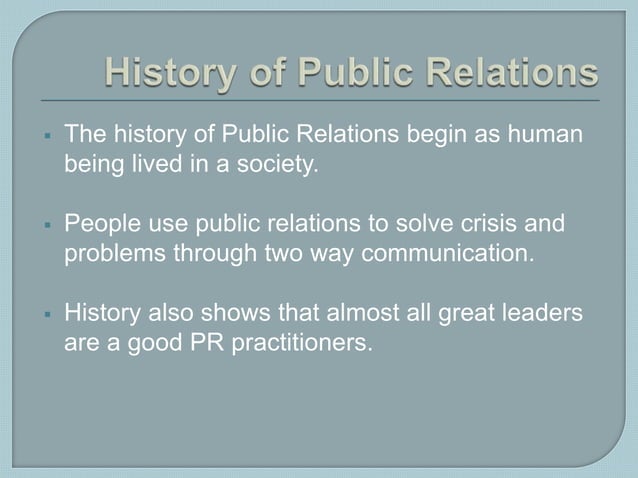 Chapter 2 PUBLIC RELATION | PPT