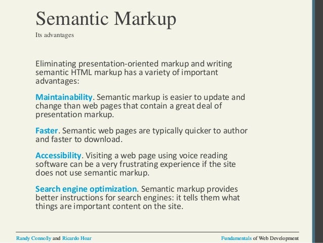 Intro To Html And Semantic Markup Chapter 2 Sorta Brief Version 