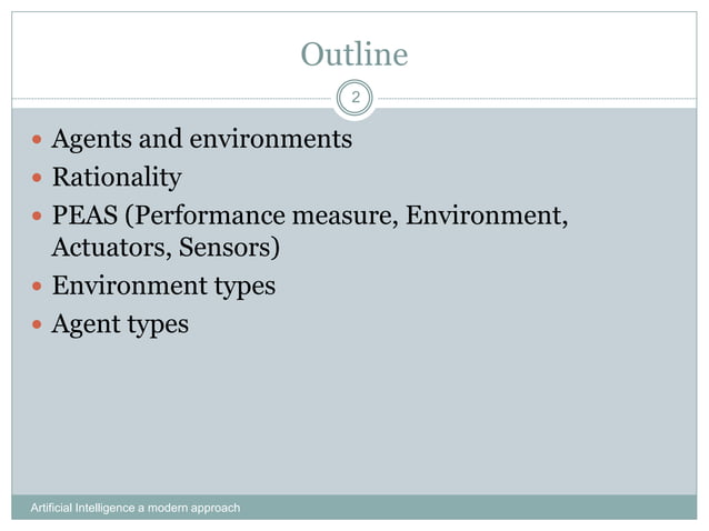 chapter2-(Intelligent Agents).ppt