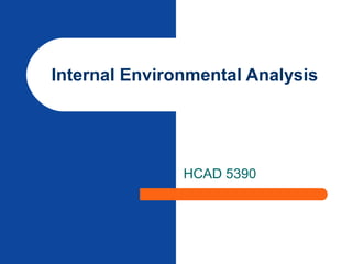 Chapter 2 internal environmental analysis | PPT