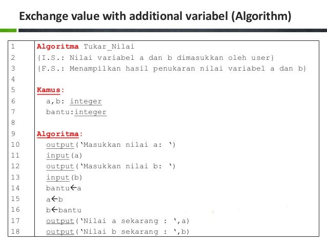 Algorithm And Programming Introduction Of Dev Pascal Data Type Val
