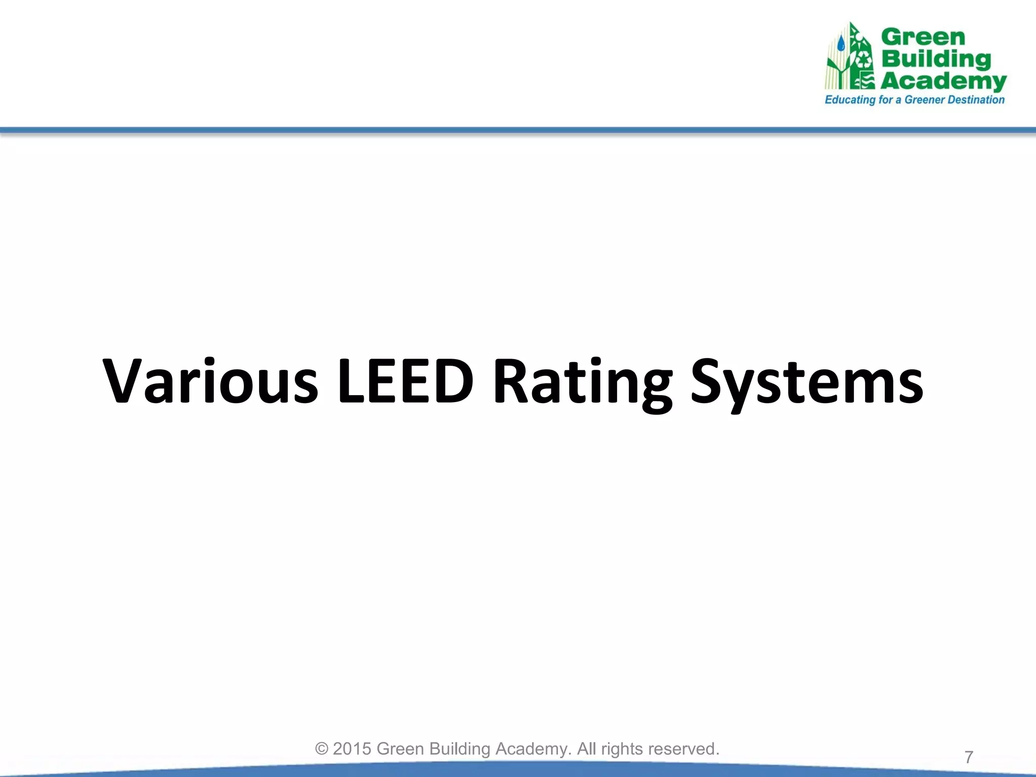 Chapter 2 introduction-to_leed_rating_systems | PPT