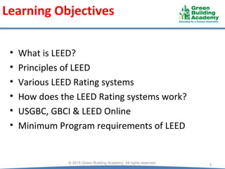 Chapter 2 introduction-to_leed_rating_systems | PPT