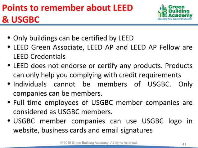 Chapter 2 introduction-to_leed_rating_systems | PPT | Houses | Real Estate