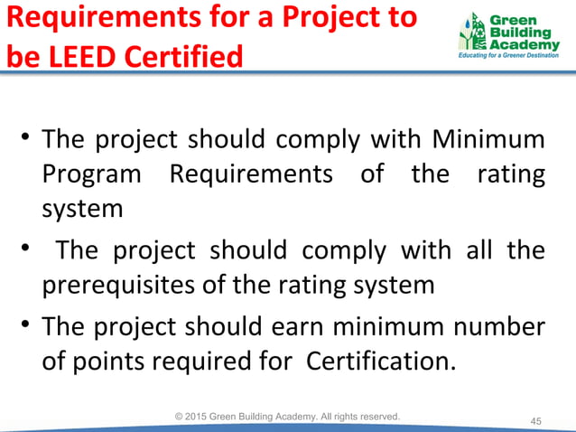 Chapter 2 introduction-to_leed_rating_systems | PPT | Houses | Real Estate