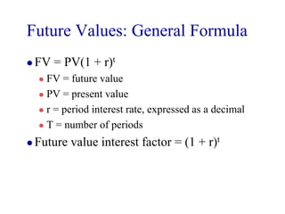 Chapter 2 introduction to valuation - the time value of money | PPT