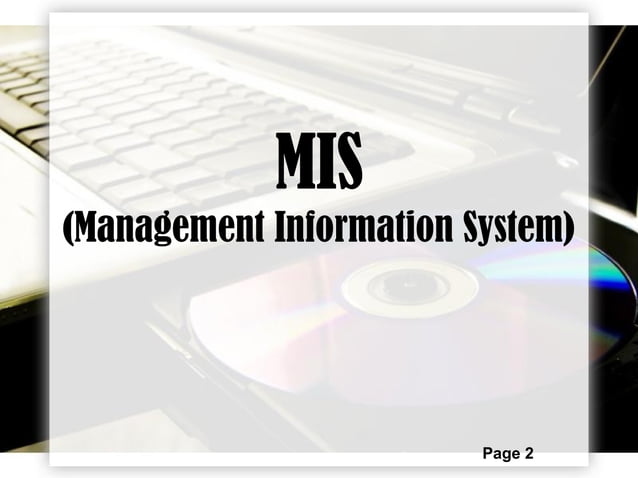 INTRODUCTION TO MANAGEMENT INFORMATION SYSTEM | PPT