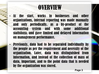 INTRODUCTION TO MANAGEMENT INFORMATION SYSTEM | PPT | Free Download