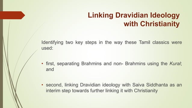 Lesson 2 : Inventing the Dravidian Race | PPT