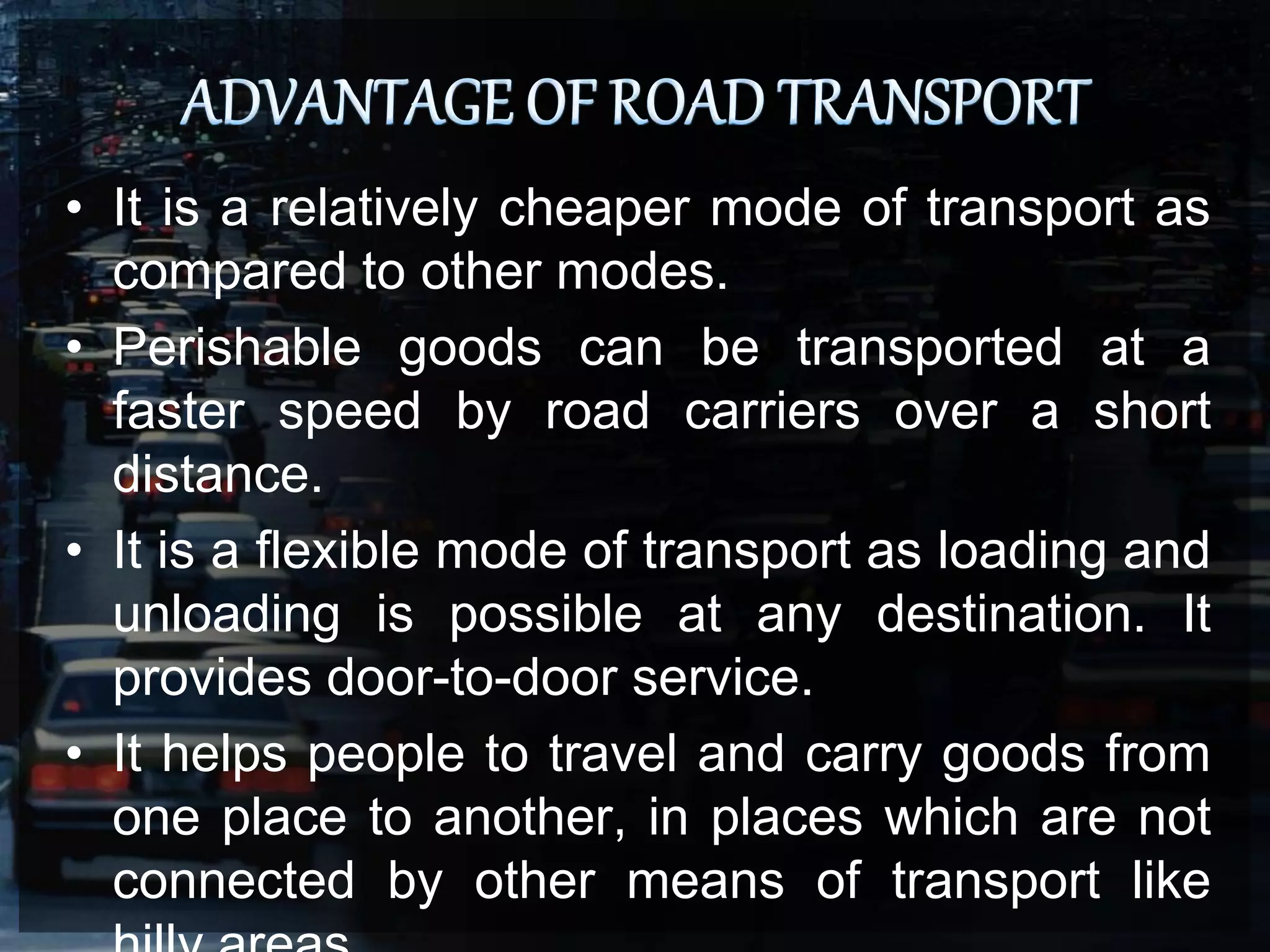 LAND TRANSPORTATION | PPTX