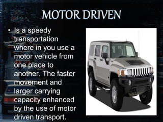 LAND TRANSPORTATION | PPTX