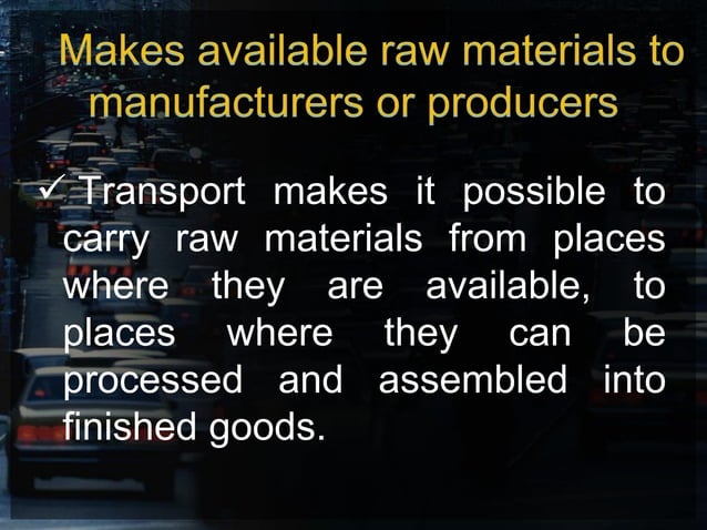 LAND TRANSPORTATION | PPTX