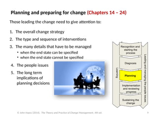 Understanding change as a process can help those leading change step ...