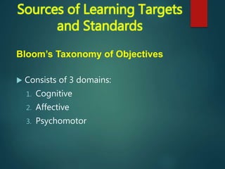 Chapter 2 Learning Targets | PPTX