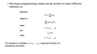 linear programming | PPTX