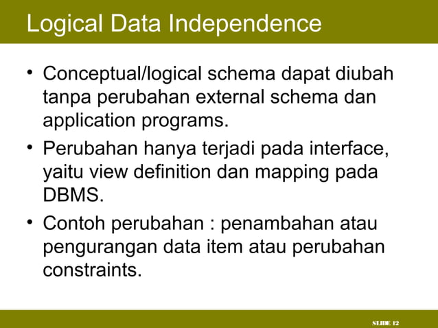 Chapter 2 lingkungan basis data | PPT