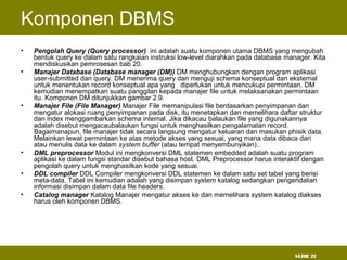Chapter 2 lingkungan basis data | PPT