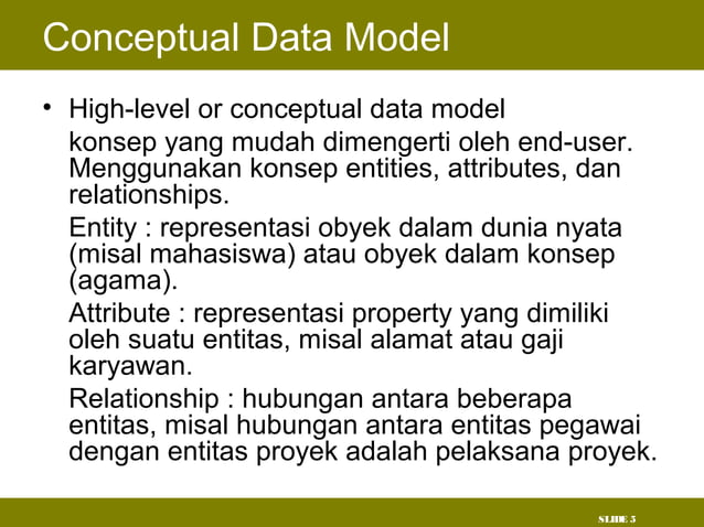 Chapter 2 lingkungan basis data | PPT