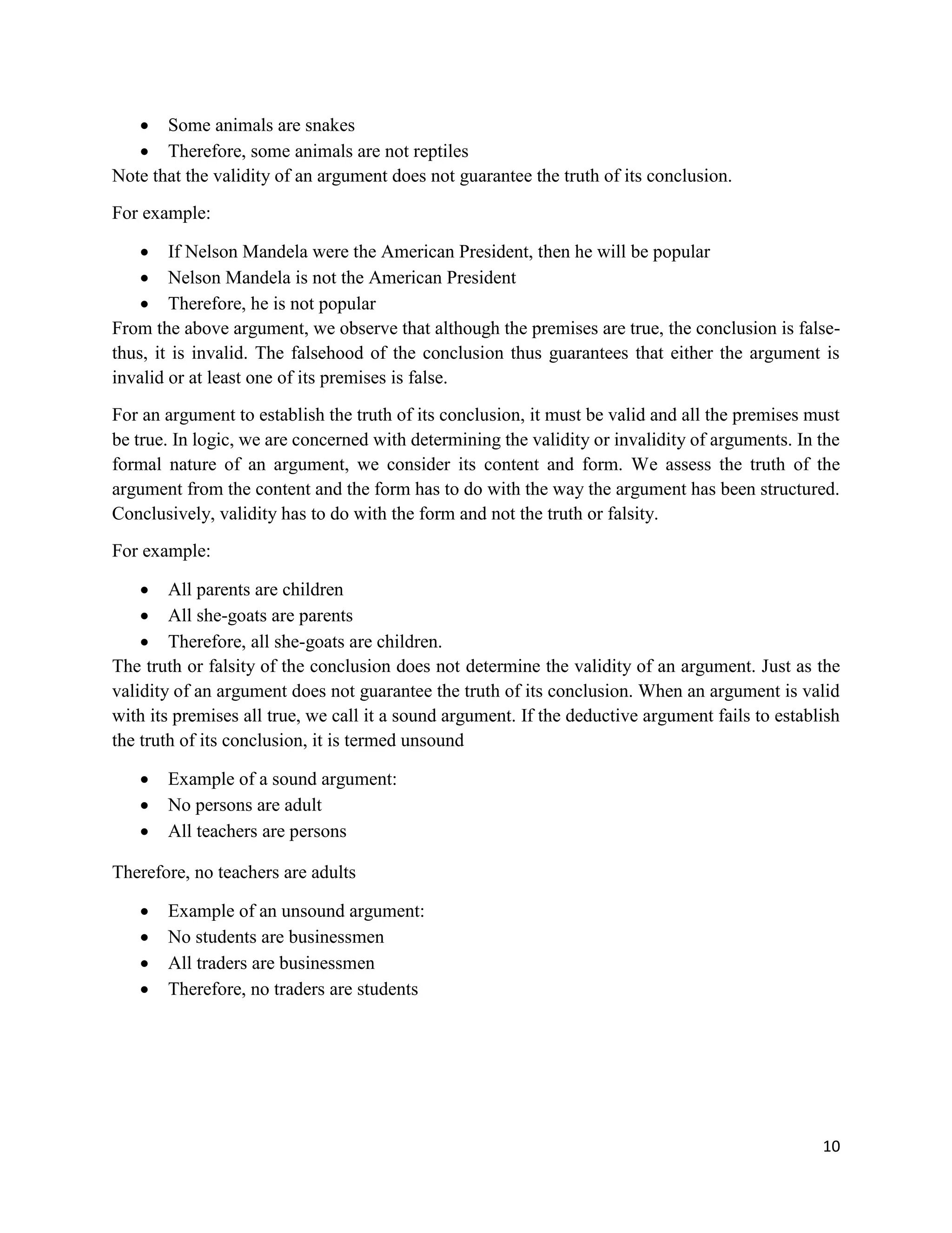 Logical Reasoning: relevance, obstacles and structure | PDF