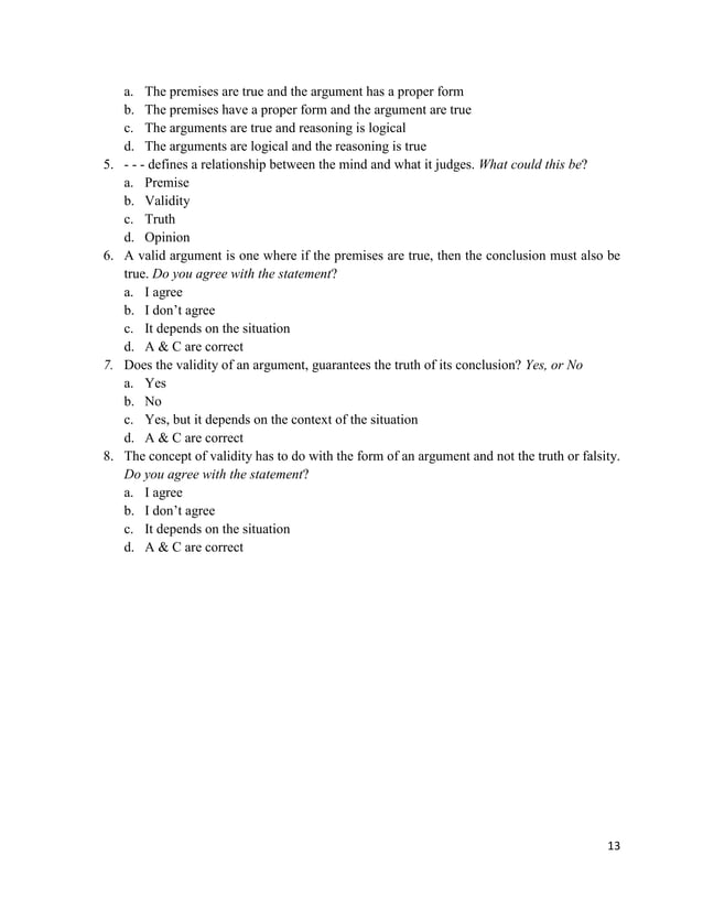 Logical Reasoning: relevance, obstacles and structure | PDF