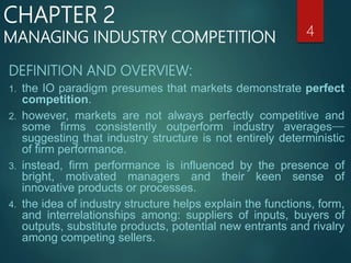 GBS CH 2 MANAGING INDUSTRY COMPETITION | PPTX