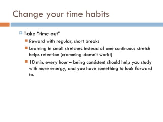 Chapter 2 managing your time | PPT | College Planning | College Education