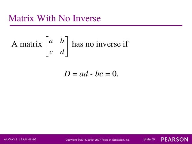 Chapter 2 Matrices