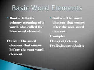 Chapter 2 medical terminology | PPT