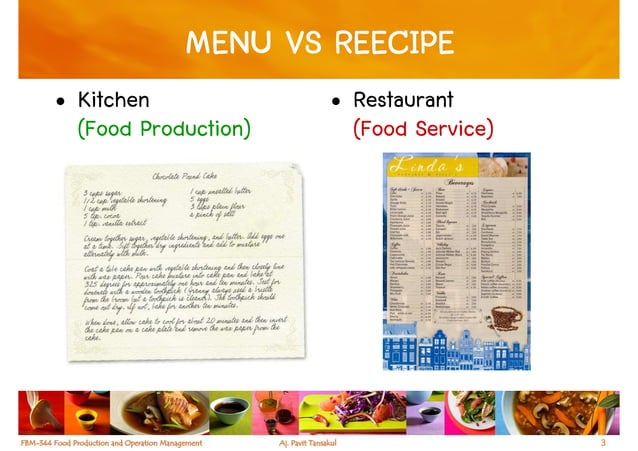 Chapter 2 Menus, Recipes and Calculation | PDF | Food Industry | Industries
