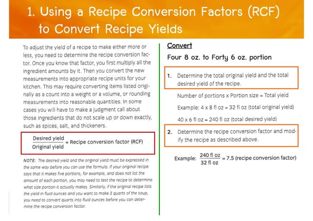 Chapter 2 Menus, Recipes and Calculation | PDF | Food Industry | Industries