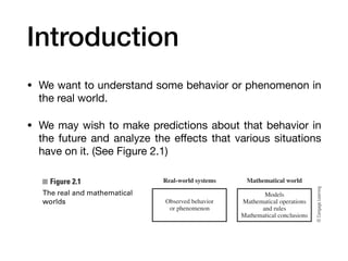 Mathematical modeling Chapter2 model process | PPT