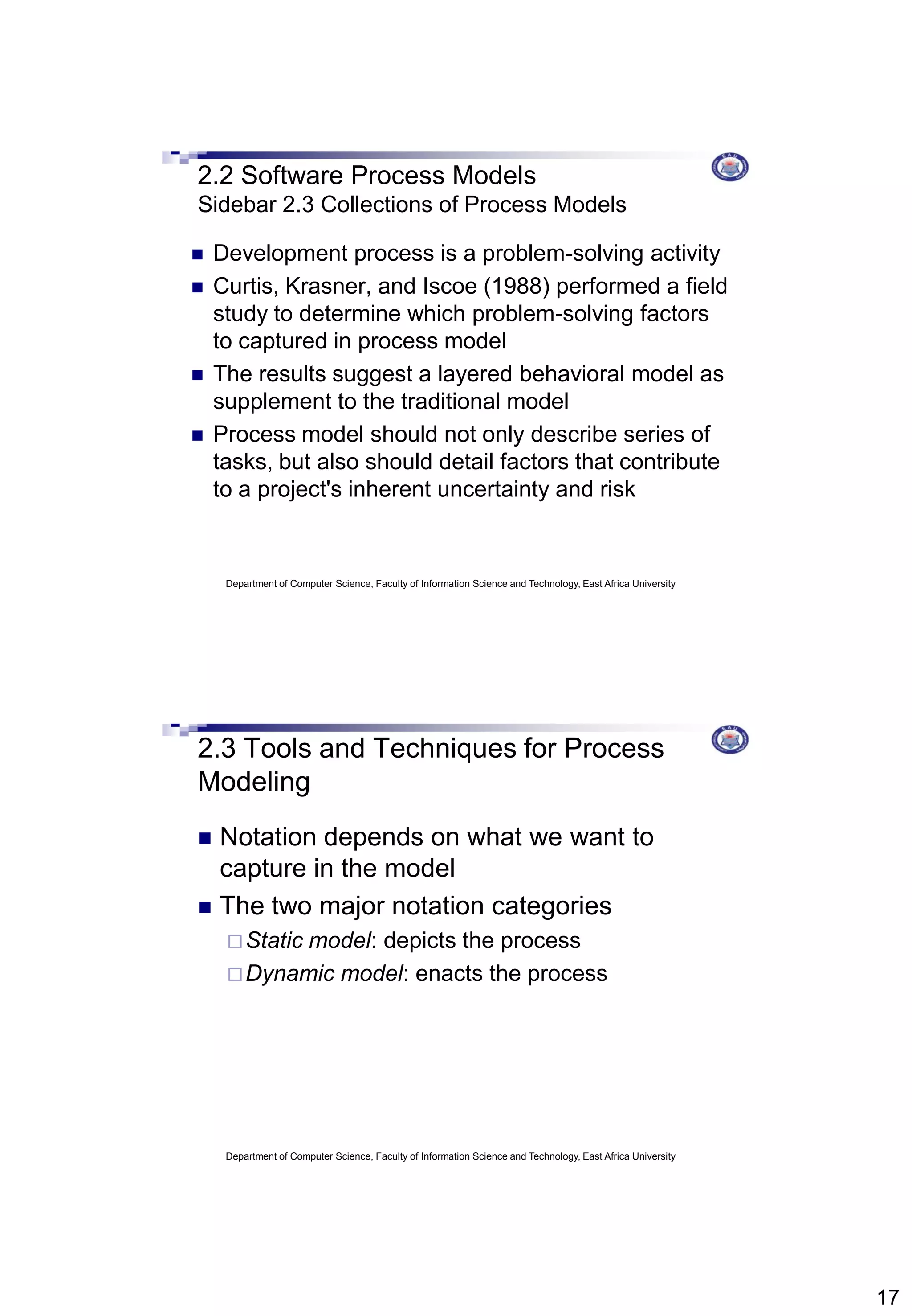 Chapter 2 modeling the process and life-cycle | PDF