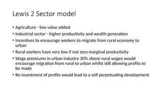 CHAPTER 2 - Different Models of Economic Development | PPTX