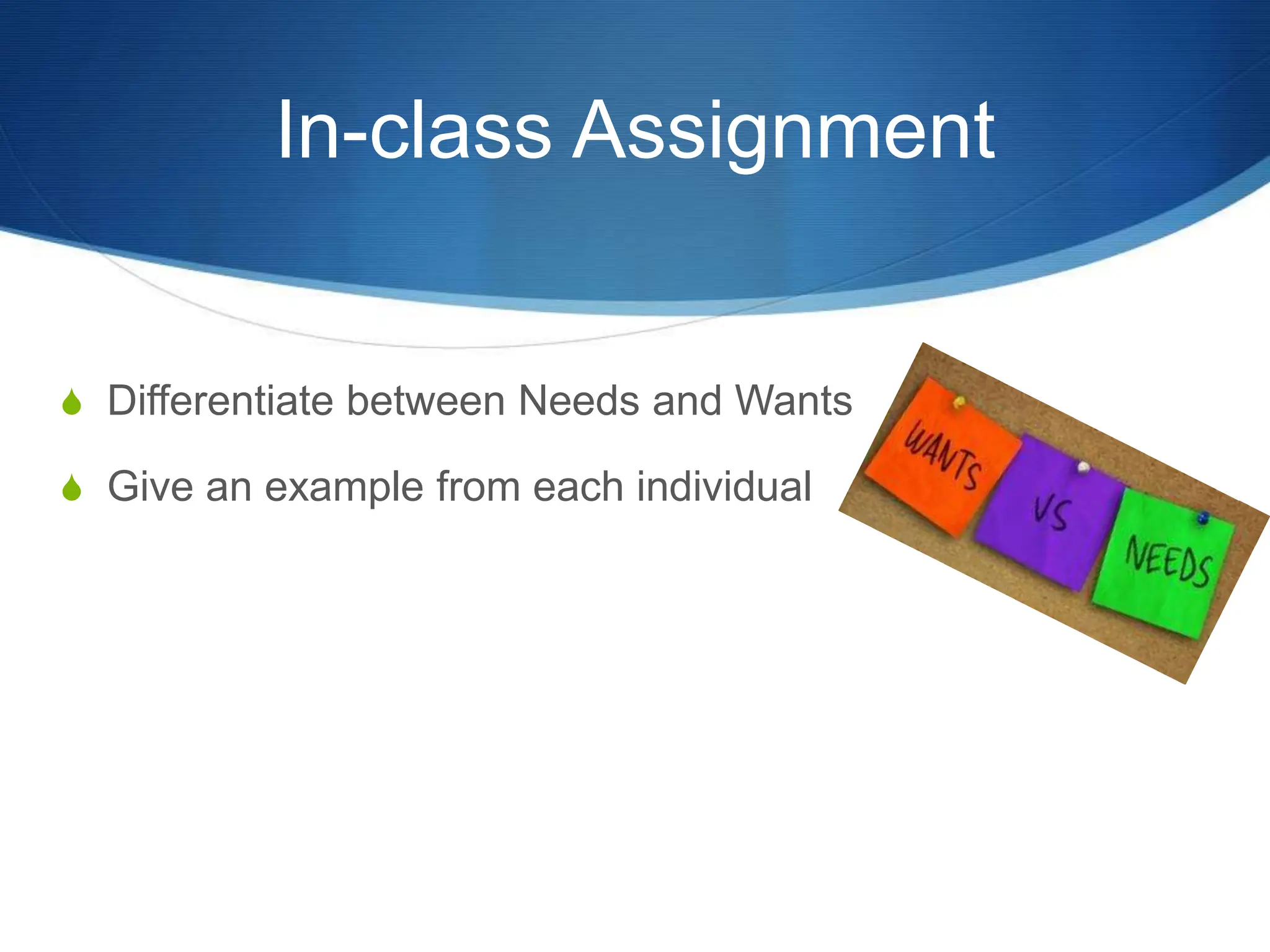 Chapter 2 - Needs and Wants.pptx