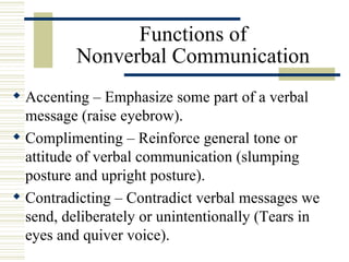 week 3 - Chapter 2 nonverbal communication week 3 | PPT